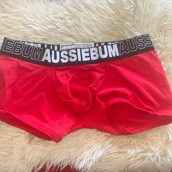 Underwear & Socks | Medium Aussiebum Red Boxer Brief | Poshmark